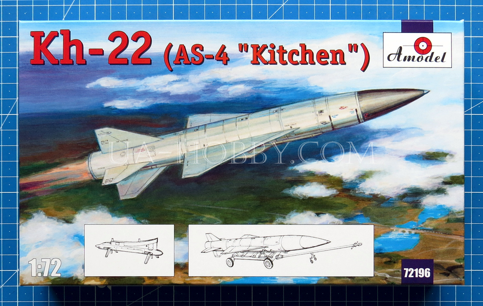Авіація: 1:72 X-22. Amodel 72196